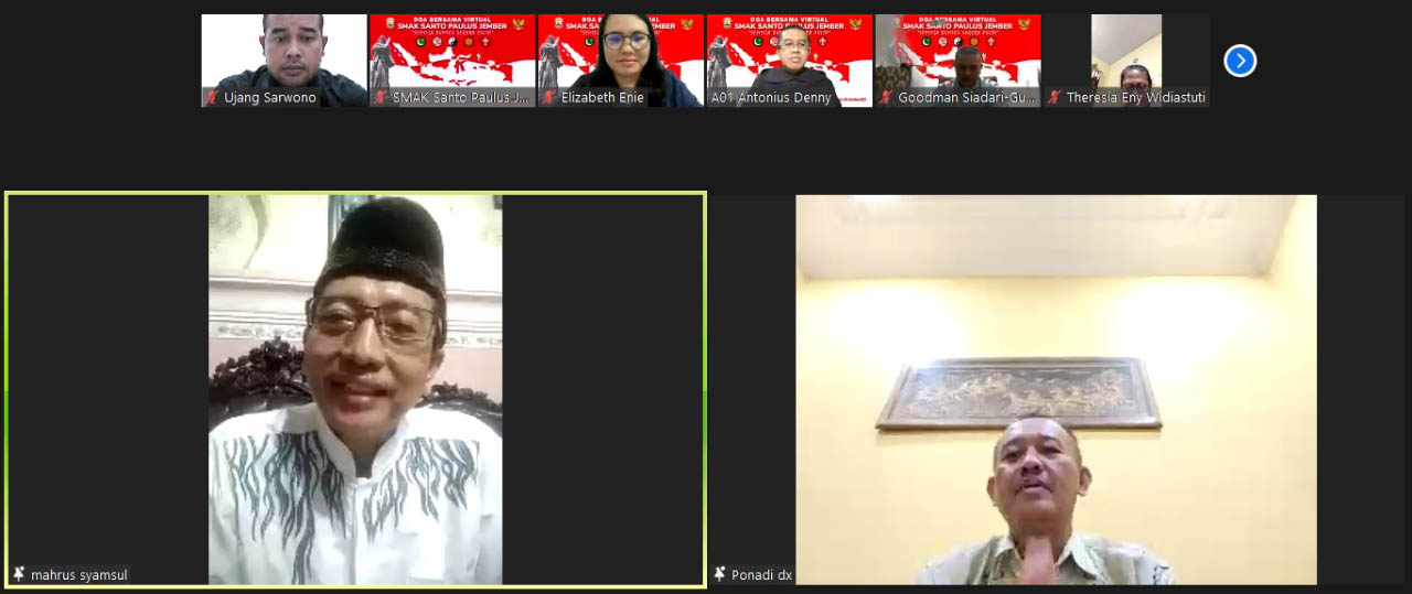 Doa Virtual Lintas Agama - SMAK Santo Paulus Jember