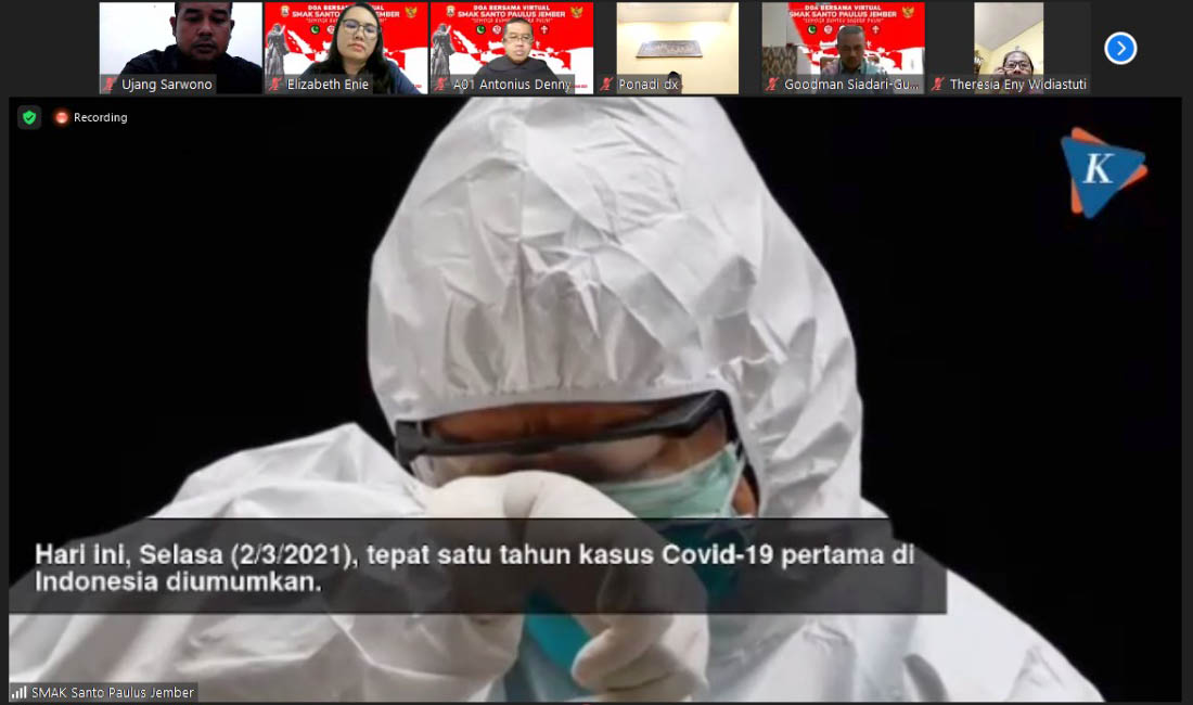 Doa Virtual Lintas Agama - SMAK Santo Paulus Jember